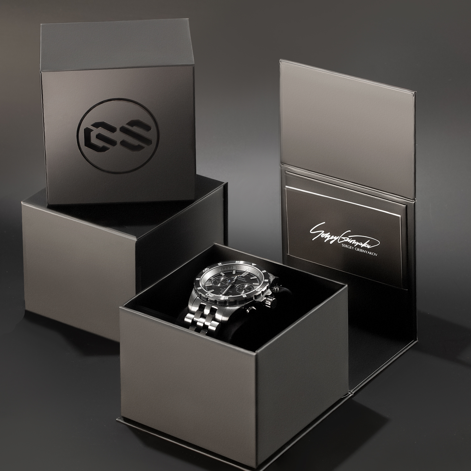 Часы мужские SERGEY GRIBNYAKOV G06-45-1-YYX-B5-GAG: сталь — купить в ...