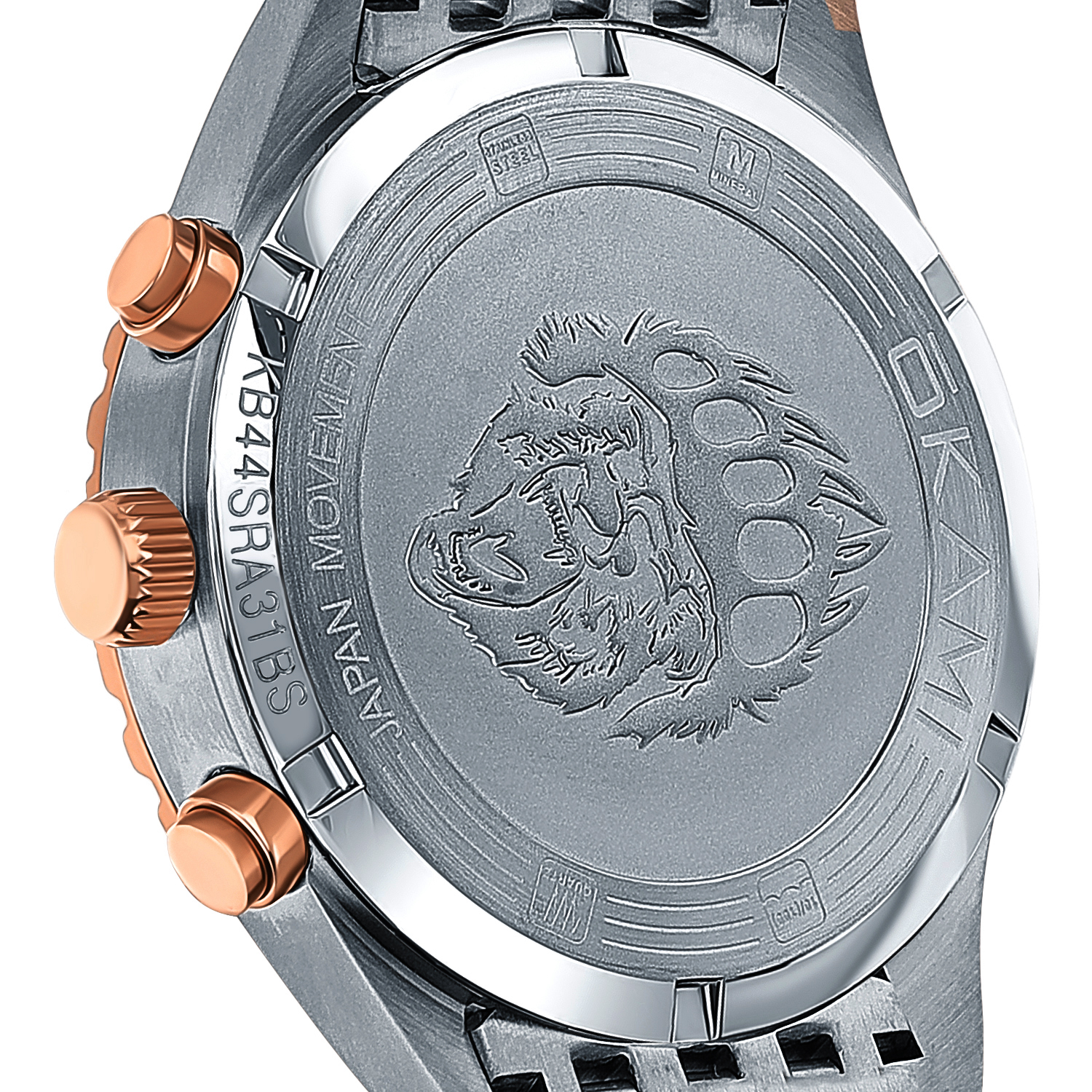 Часы мужские OKAMI OKAMI KB1-44-4-YYX-B7-UAU: сталь — купить в интернет ...