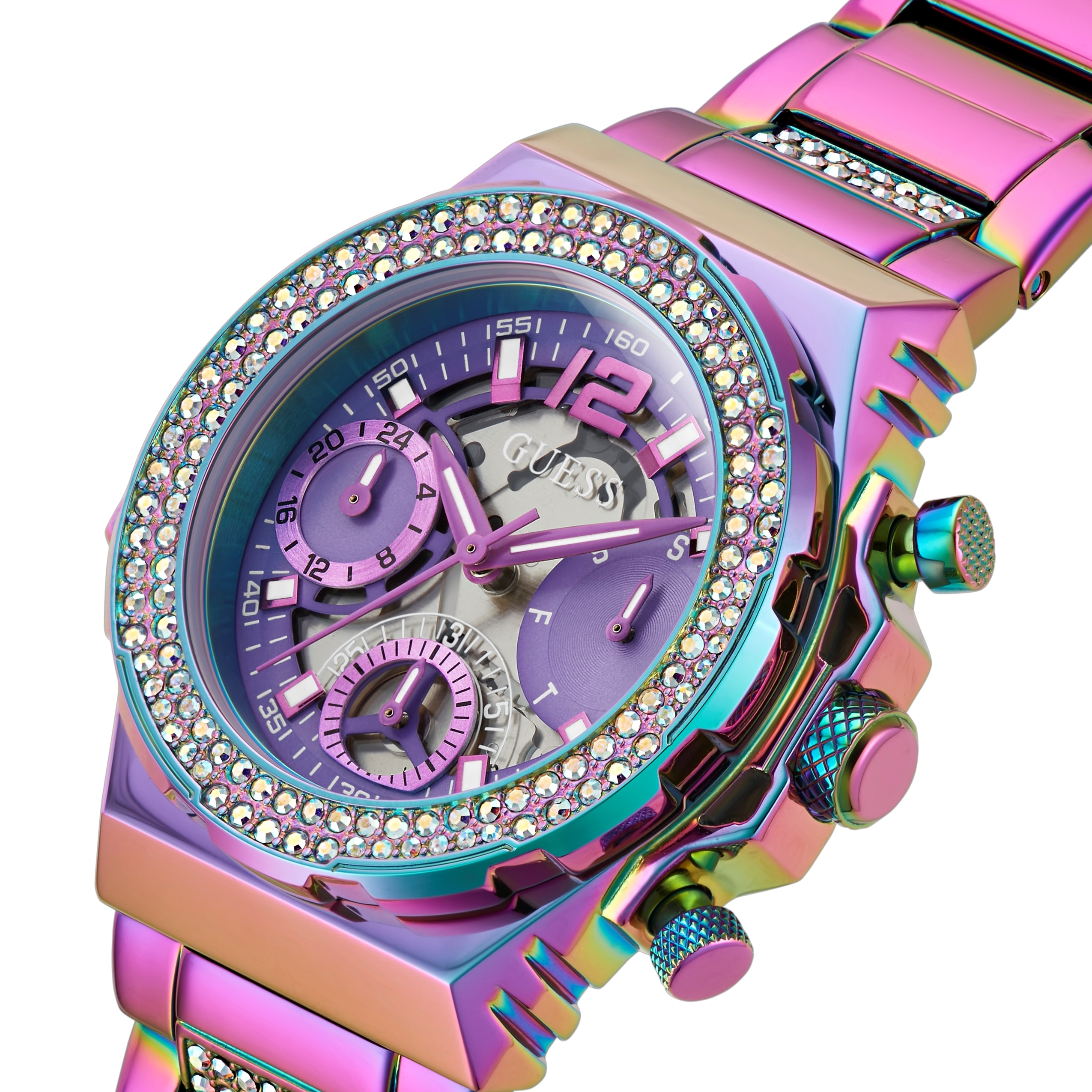 Часы женские GUESS GW0552L4: 316l, кристалл — купить в интернет ...