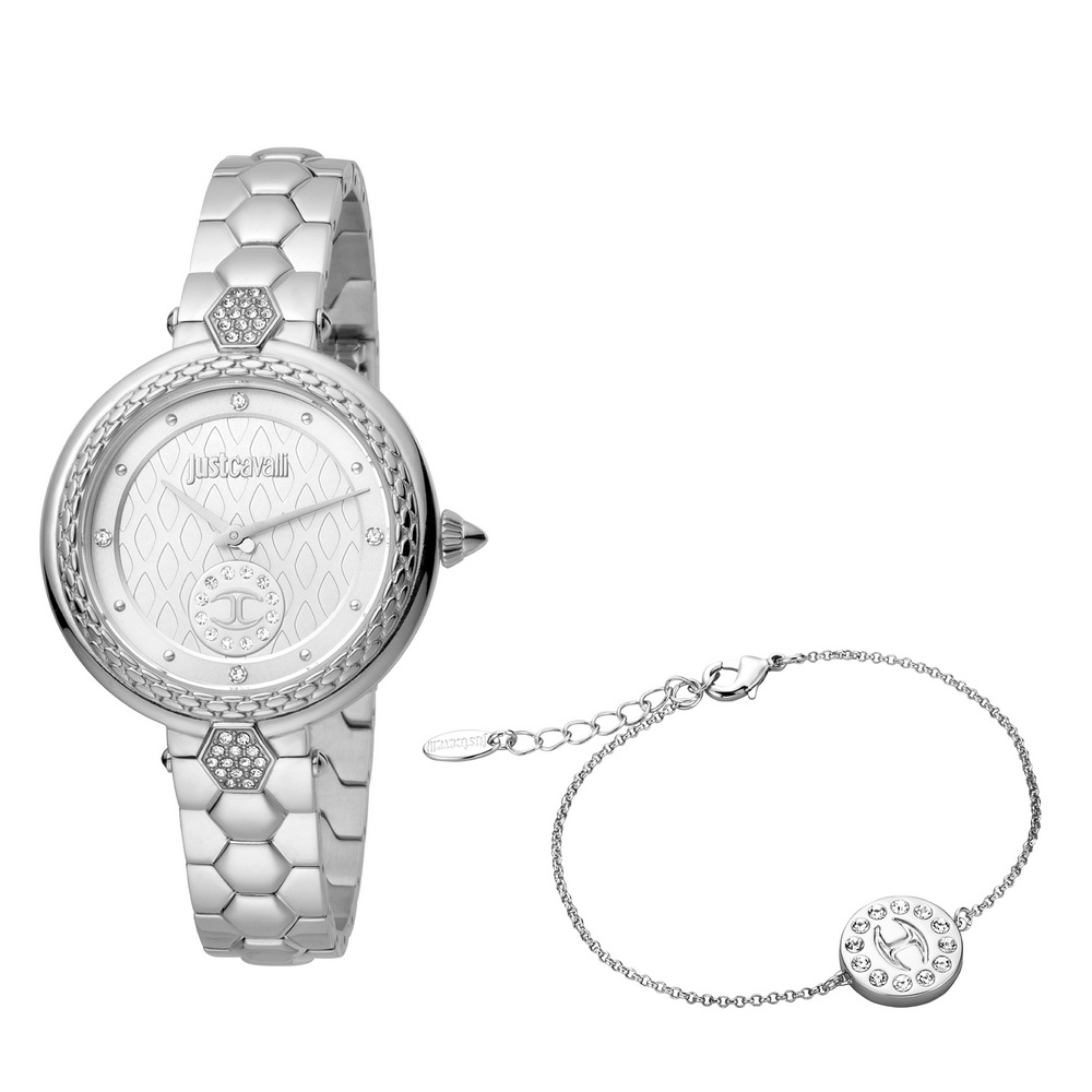 Часы женские Just Cavalli Jc1l128m0055 браслет сталь — купить в