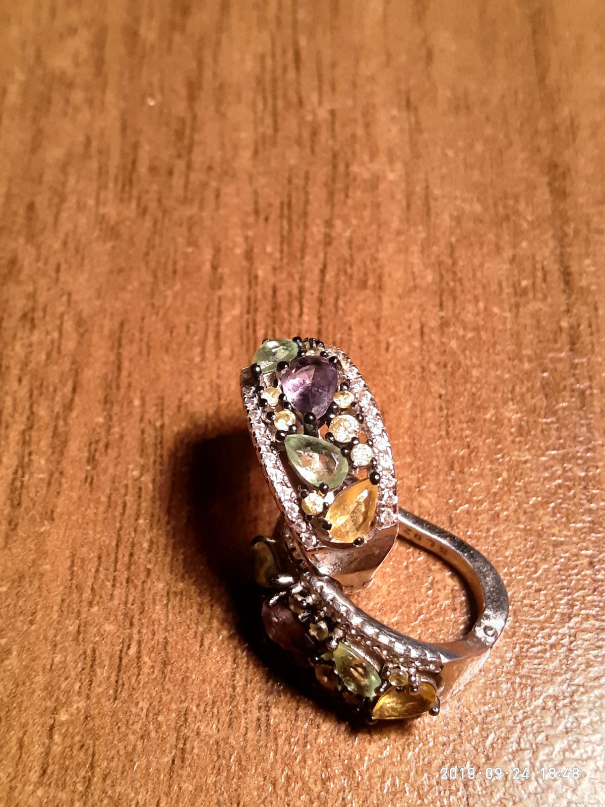 Серебряные серьги с фианитами SUNLIGHT: белое серебро 925 пробы, фианит ...