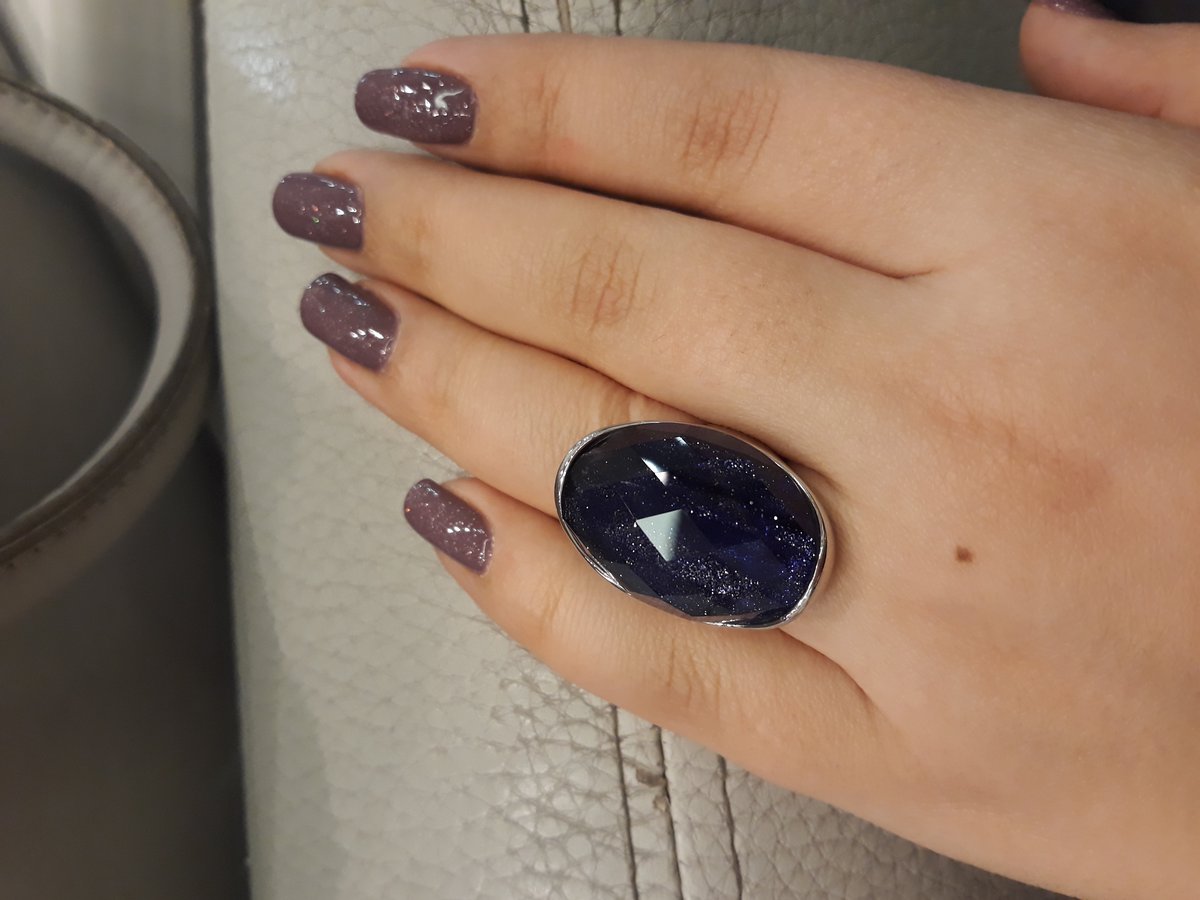 Серебряное кольцо с алпанитом SUNLIGHT: белое серебро 925 пробы ...