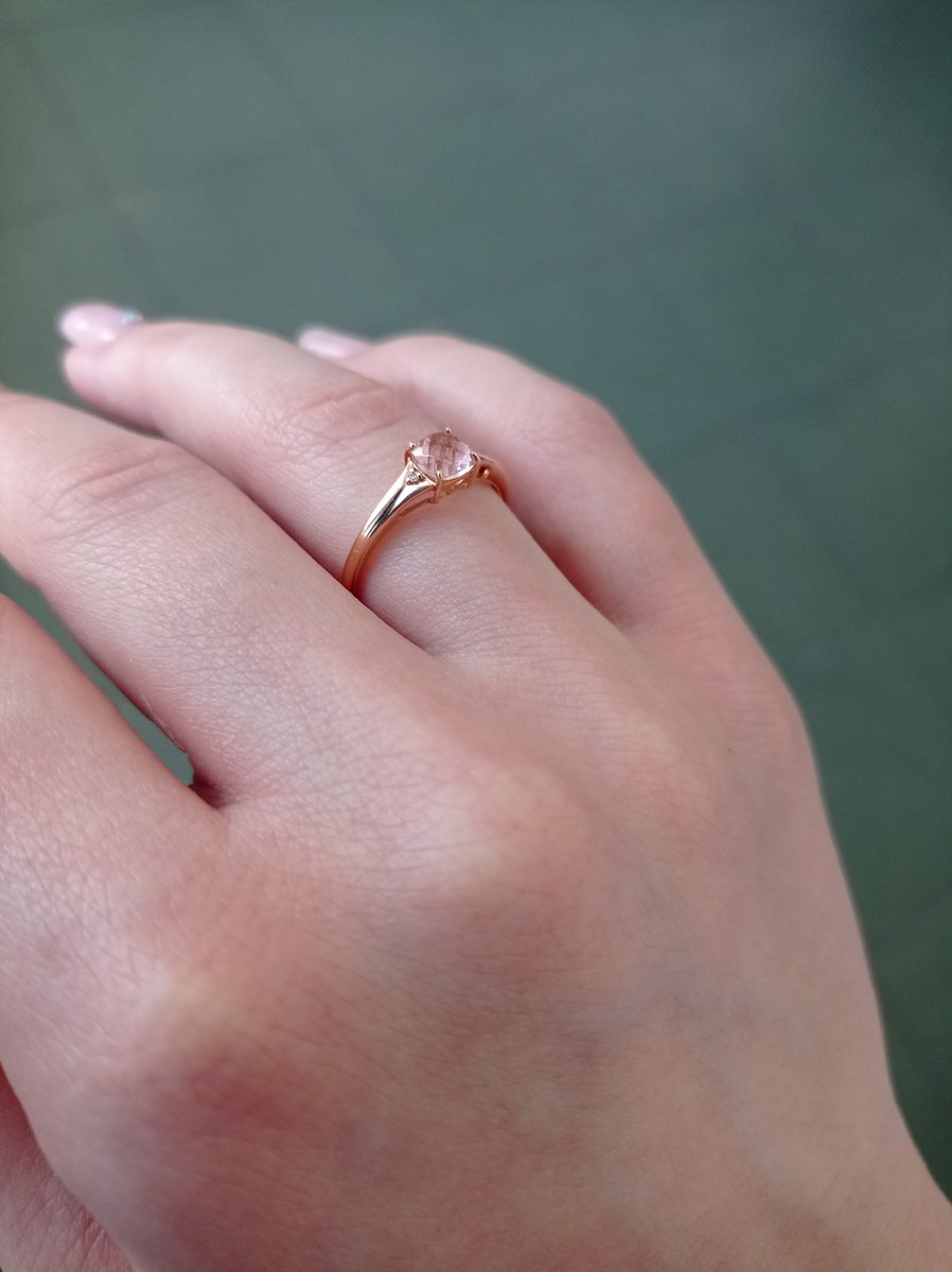 Золотое кольцо с фианитами и морганитами SERGEY GRIBNYAKOV 1-9765 ...