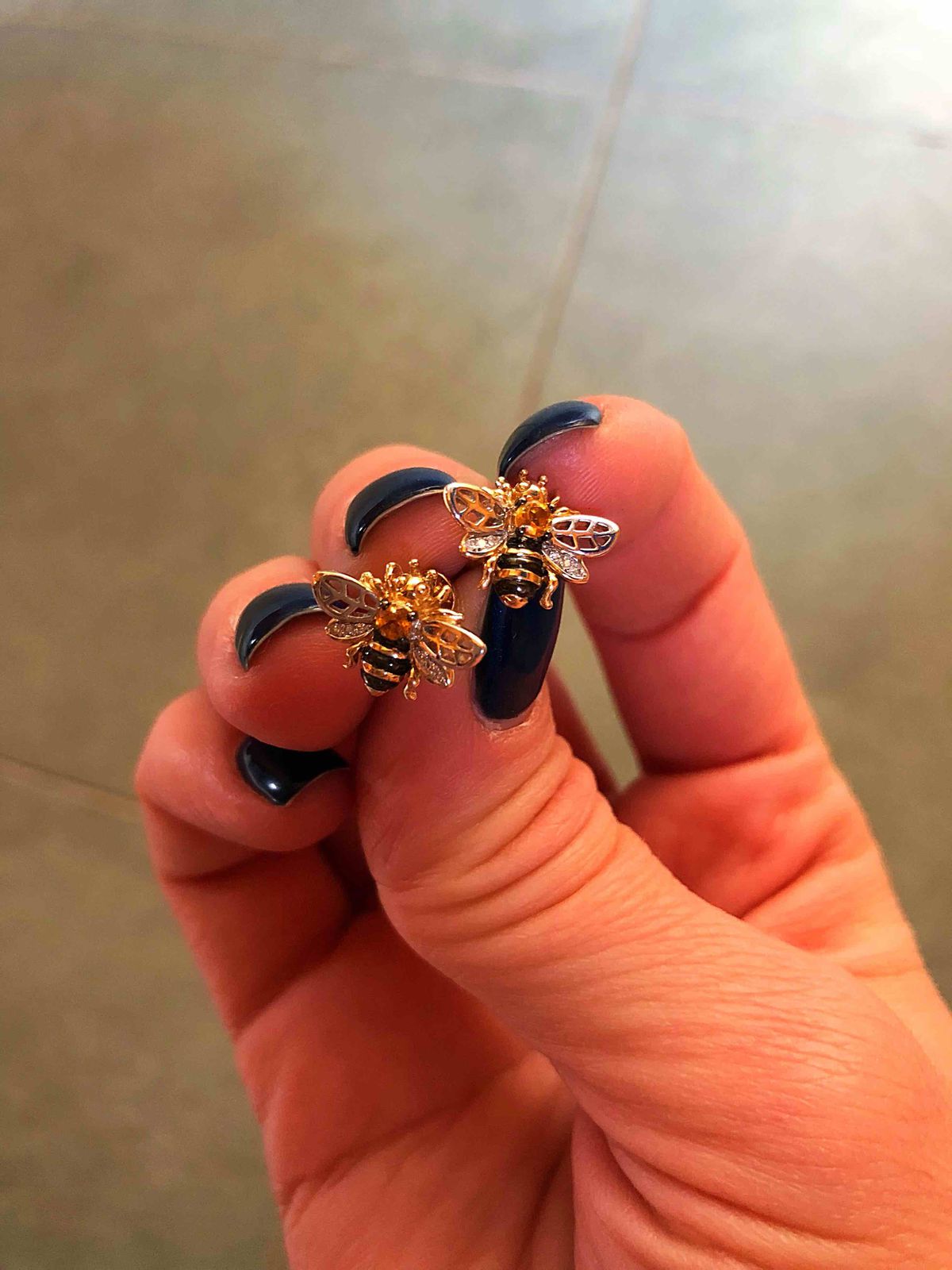 Золотые серьги с цитринами и бриллиантами SERGEY GRIBNYAKOV: жёлтое ...