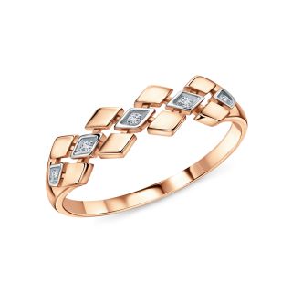 Золотое кольцо с бриллиантами природными АКАДЕМИЯ БРИЛЛИАНТОВ 75271-K5R ...